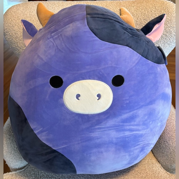 Kellytoy | Toys | Squishmallow Jumbo 24 Inch Ingres The Purple Cow ...